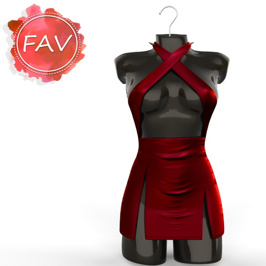 Second Life Marketplace Red Tight Dress Legacy Perky